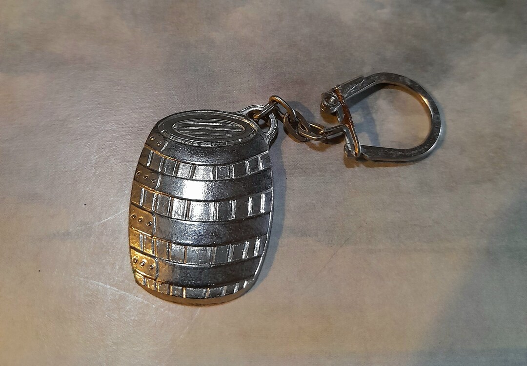 Vintage Keyring Collectable, Wonderful Beer Barrel Design in Relief. - Etsy