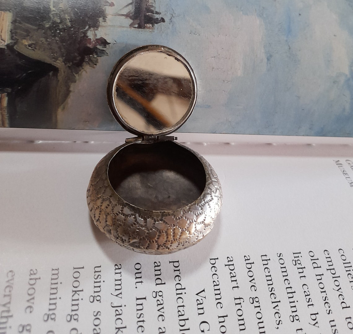 Stunning, Rare Vintage Art Nouveau Pill Box, Collectable - Etsy