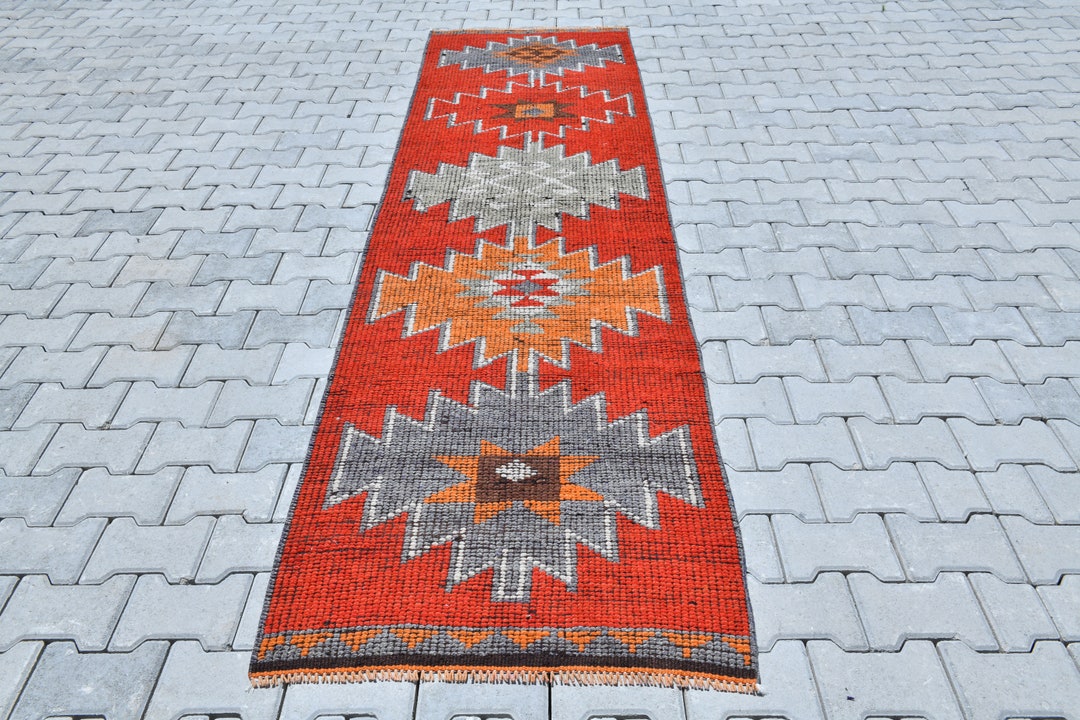 3x11 Turkish Runnerhandmade Rug3x11 Rugoushak Runner - Etsy