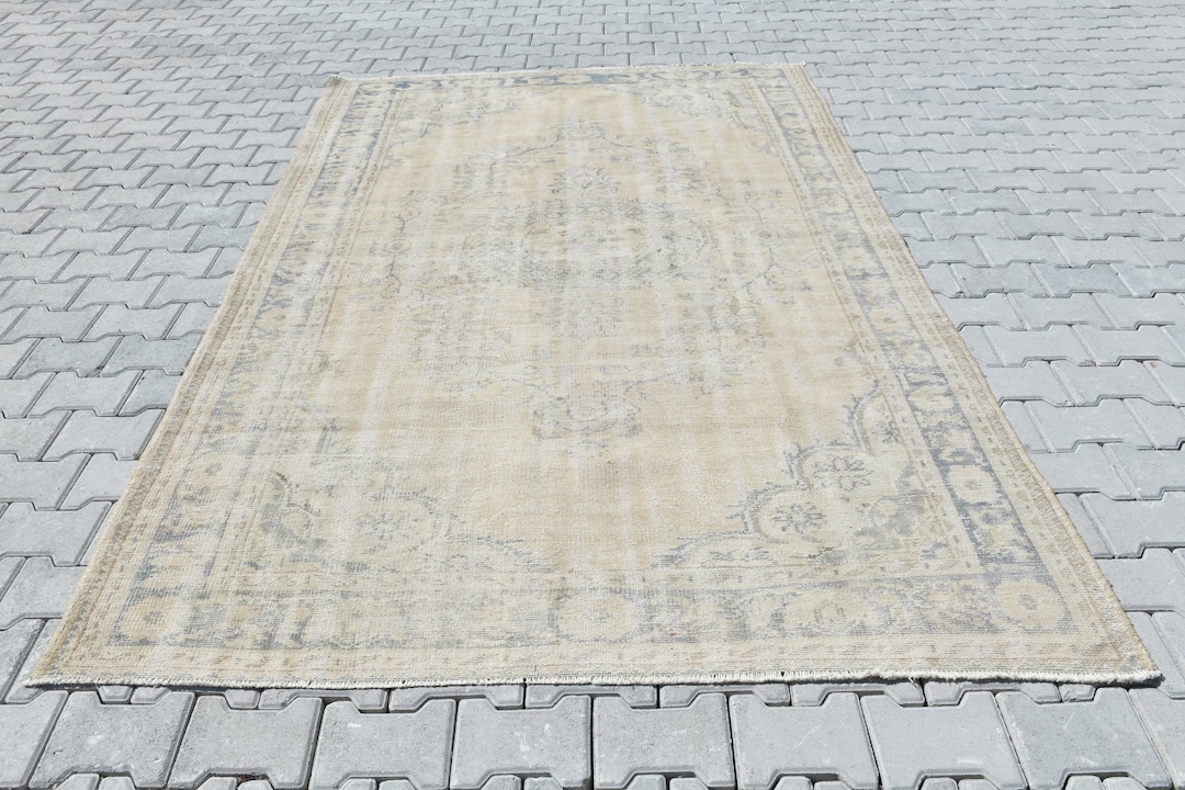 6x9 Vintage Rug,oushak Rug,6x9 Rug,6x9 Area Rug,turkish Rug,living Room ...