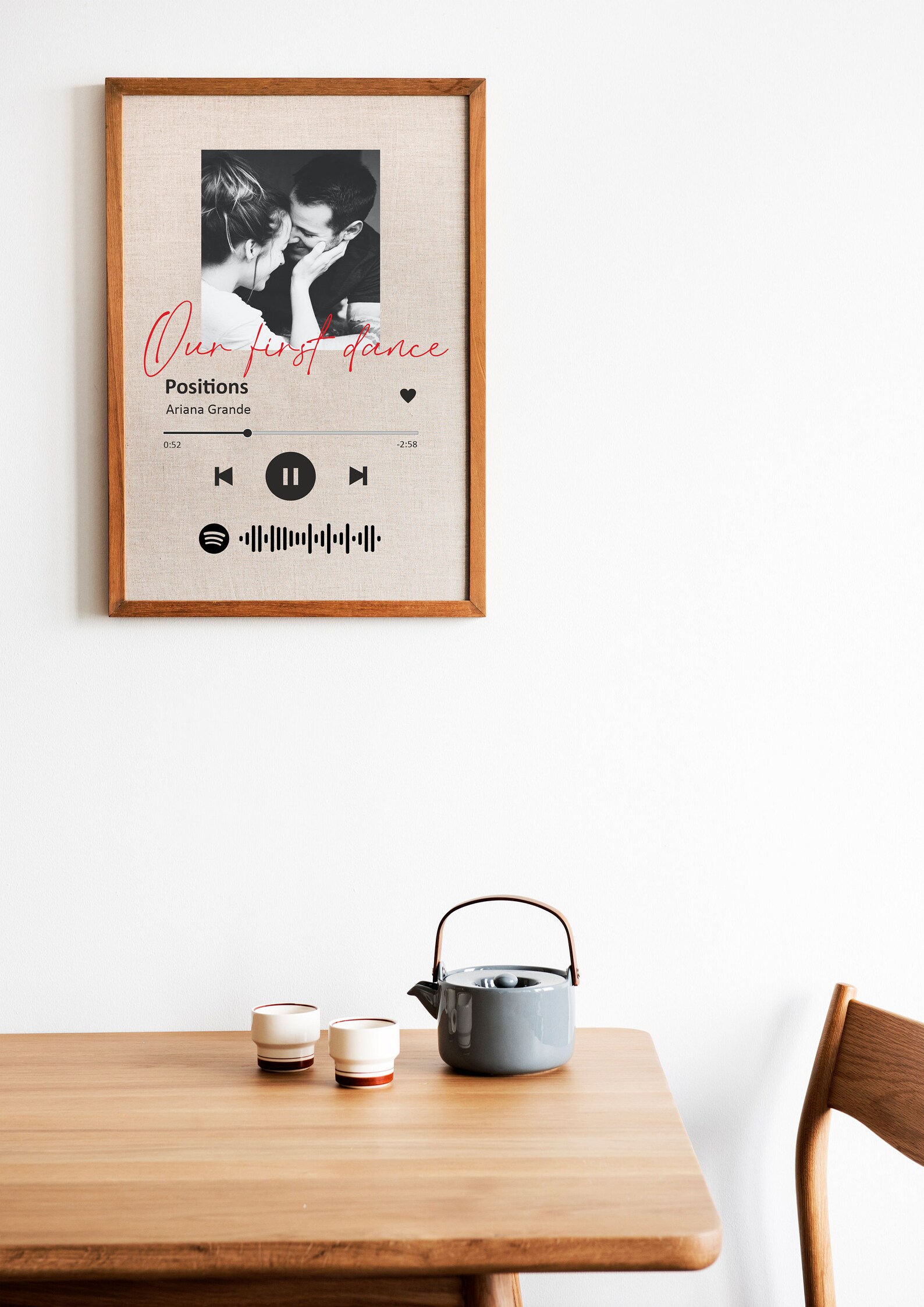 Custom Spotify Song Poster Custom Image Print Favorite | Etsy