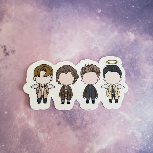 Supernatural Castiel Sticker - Etsy
