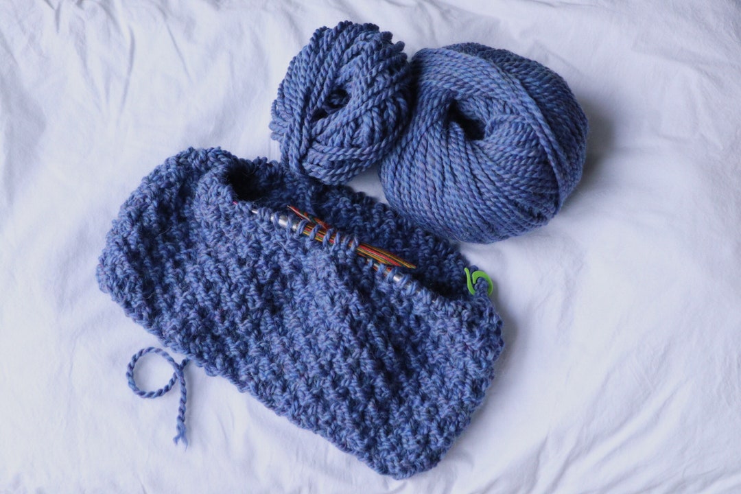 KNIT KIT Checkers All Around - Etsy