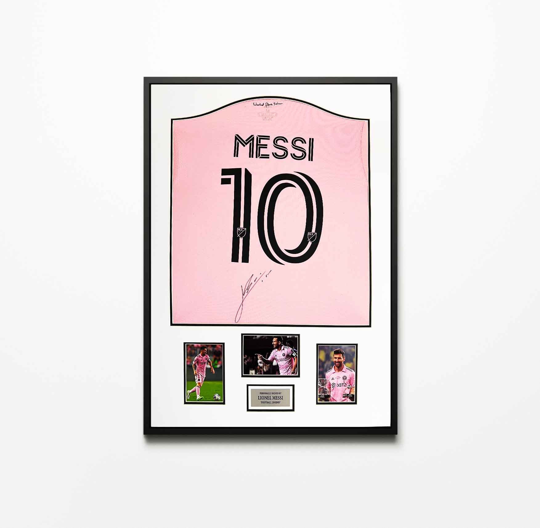 Authentically Signed Lionel Messi Autograph Inter Miami Framed Shirt - Etsy