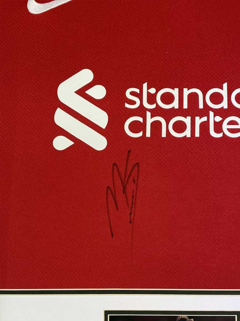 Authentically Signed Mohamed Salah Autograph Liverpool - Etsy