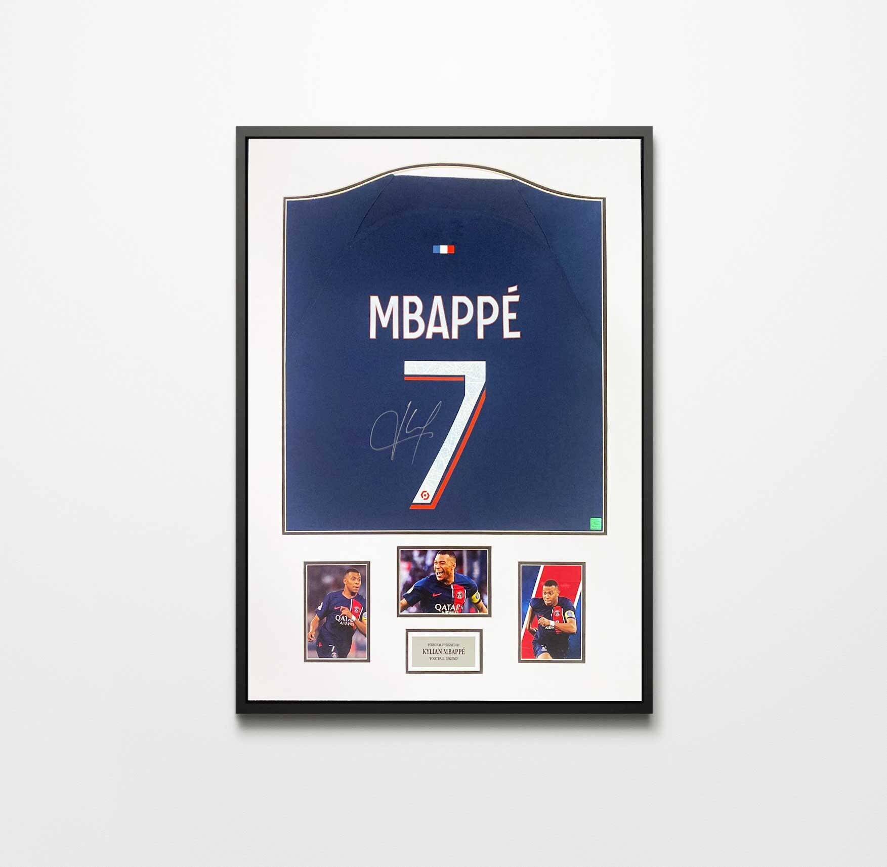 Authentically Signed Kylian Mbappe Autograph PSG Framed Shirt - Etsy ...