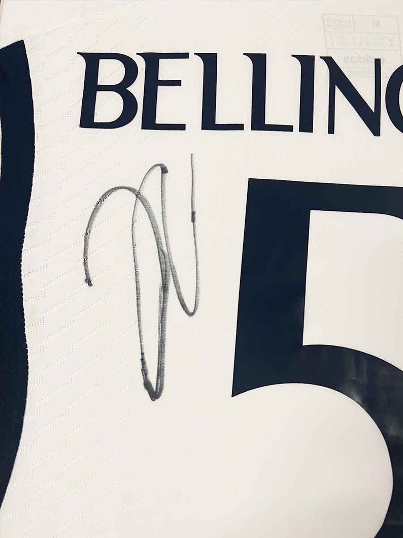 Authentically Signed Jude Bellingham Autograph Real Madrid - Etsy UK
