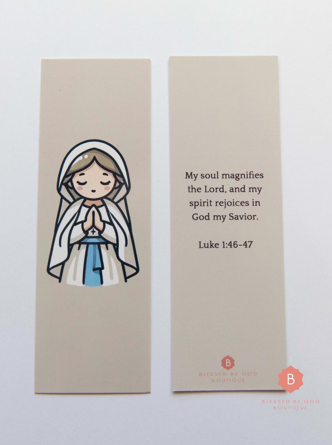 Virgin Mary Bookmark, Catholic Bookmark, Our Lady, Christian Bookmark ...