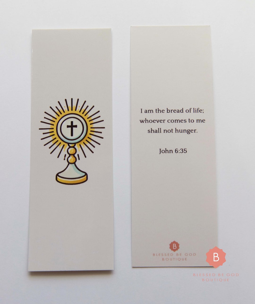 Eucharist Bookmark, Catholic Bookmark, Monstrance, Christian Bookmark ...