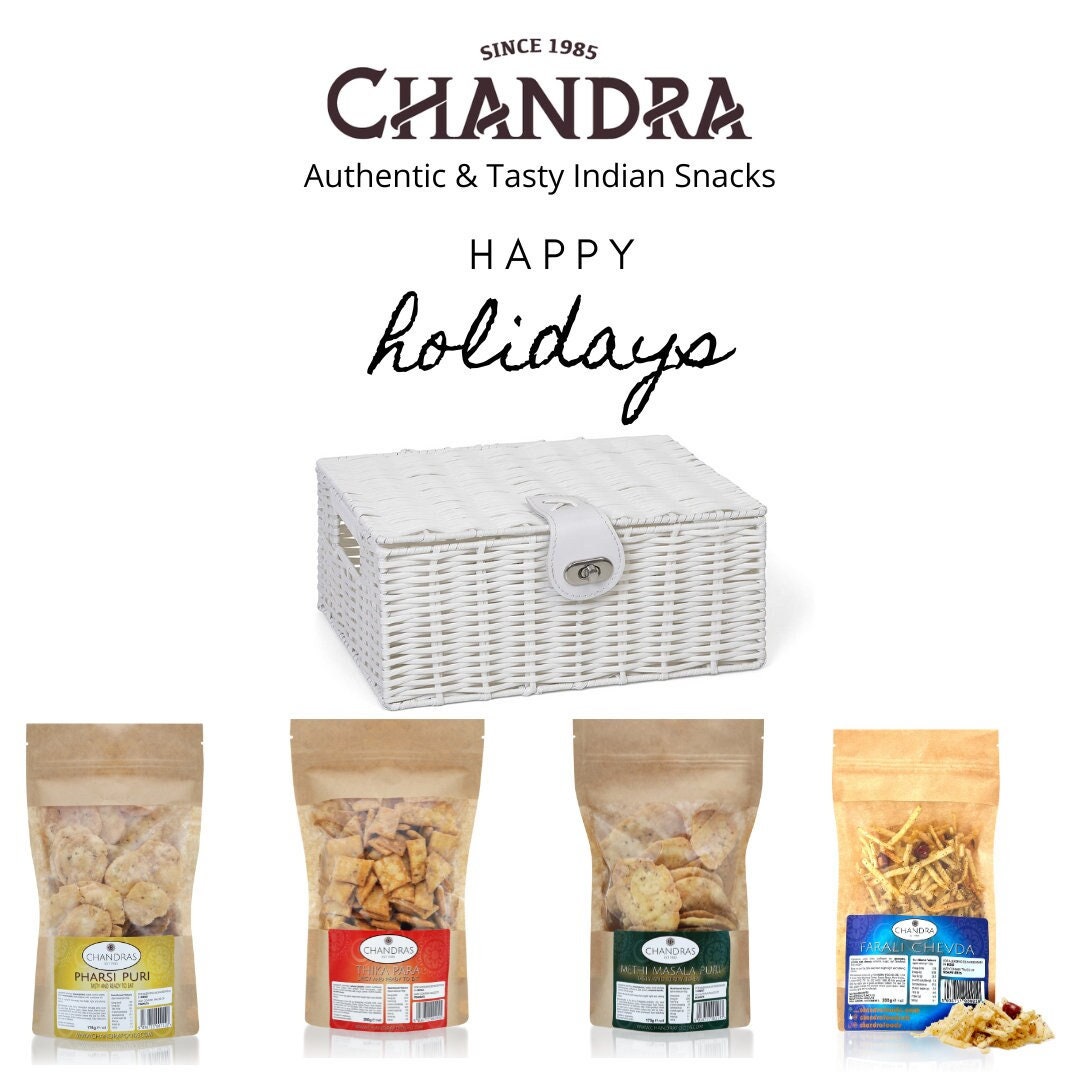 4 Indian Savoury Snack Food Hamper Gift Vegetarian Handmade - Etsy
