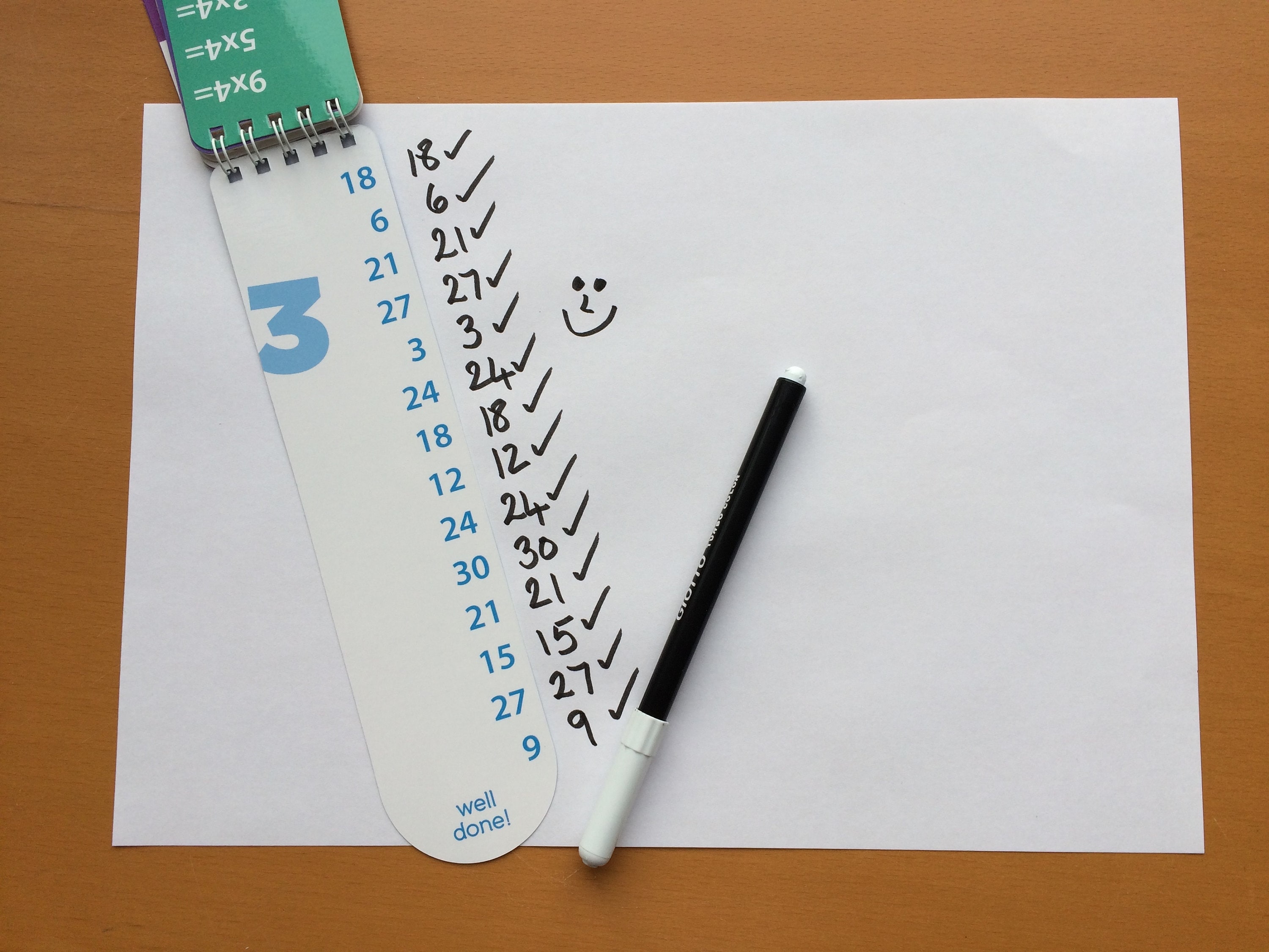 A Colourful Self Marking Booklet to Help Dyslexic Children Learn Times ...