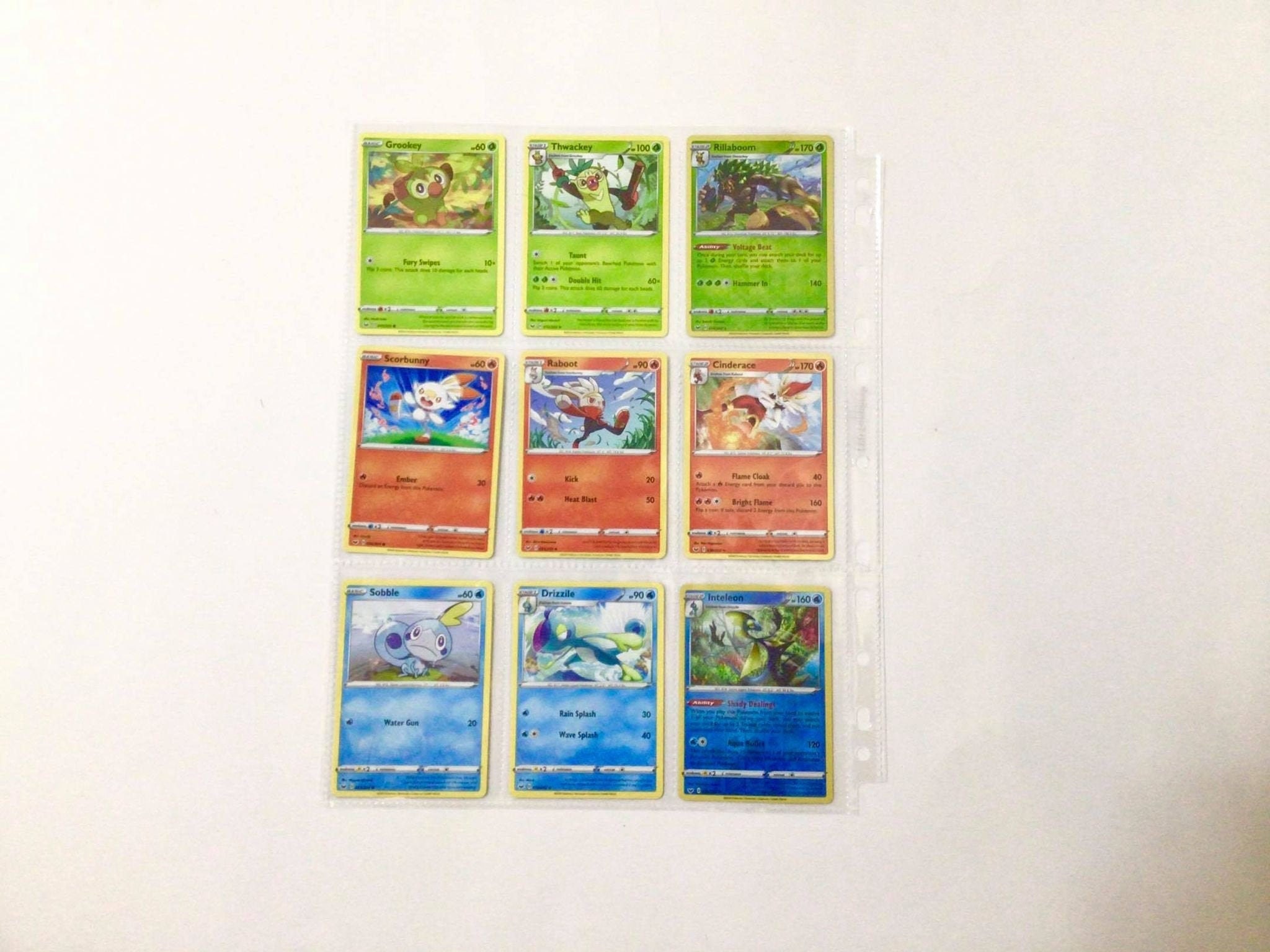 8th Gen, GALARIAN POKEMON 80 Card Set authentic: Grookey, Sobble ...