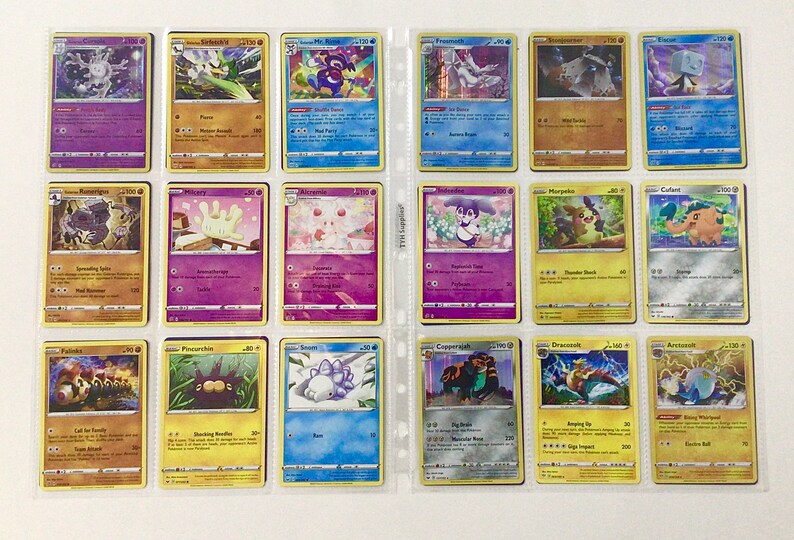 8th Gen, GALARIAN POKEMON 80 Card Set authentic: Grookey, Sobble ...