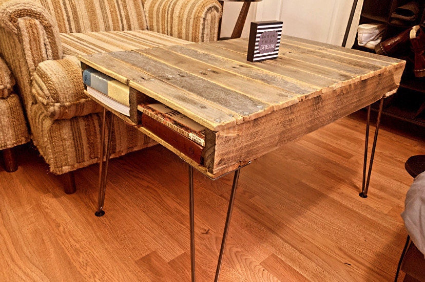 Rustic Coffee Table handmade - Etsy