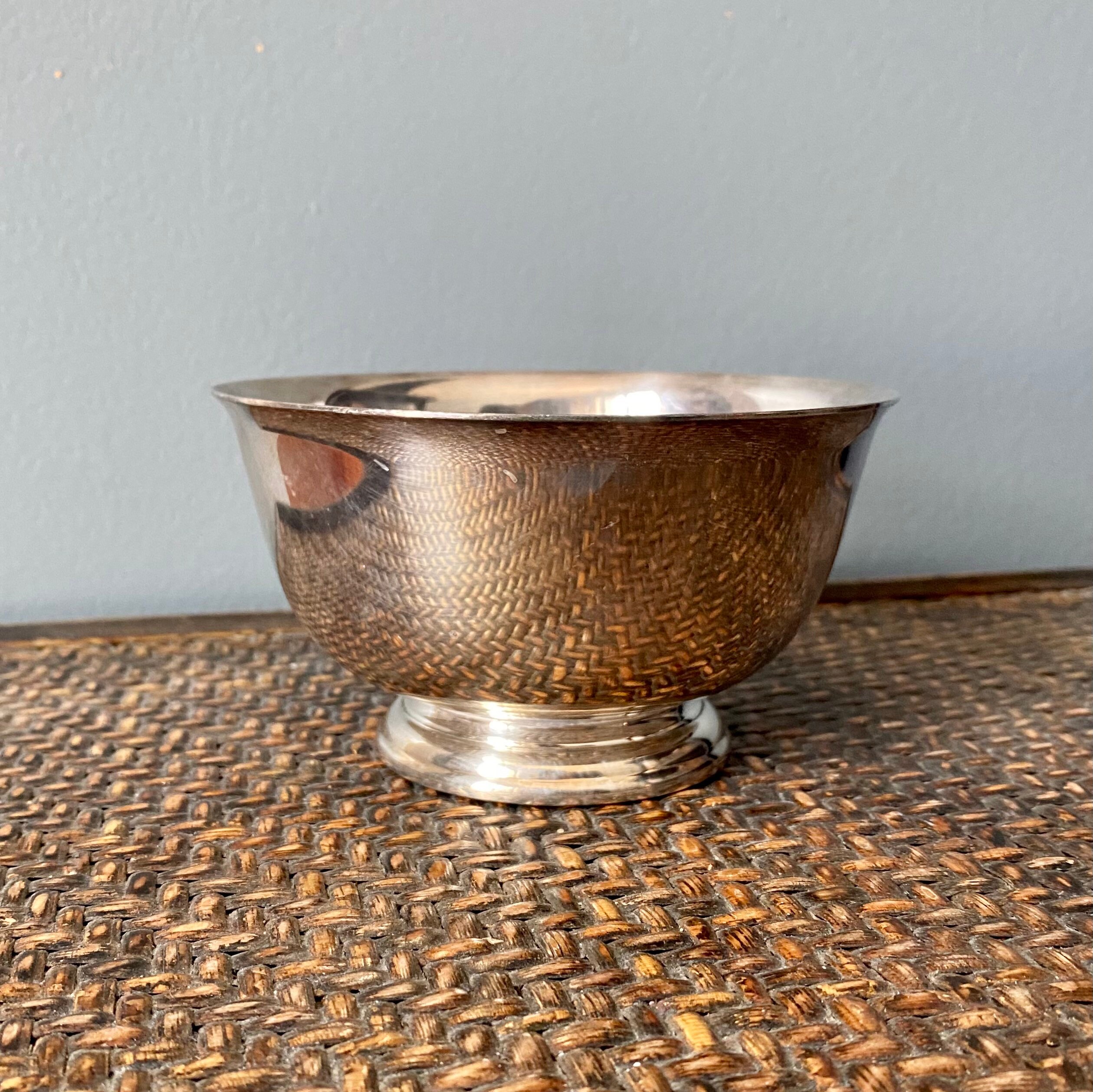 Vintage Webster Wilcox Silver Plate Footed Bowl No | Etsy