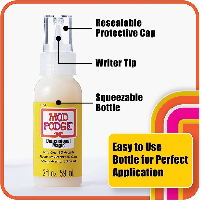 Mod Podge Dimensional Magic (2-ounce), MCS11215 Clear - Etsy