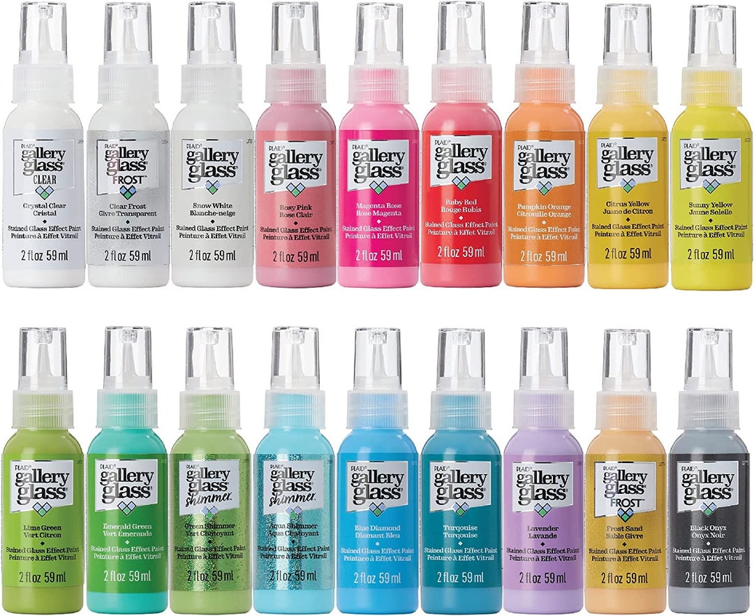 Gallery Glass Window Acrylic Craft Paint Set Non-toxic, Perfect for ...