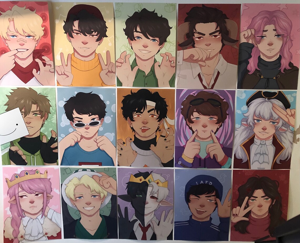 Dream SMP Prints - Etsy UK