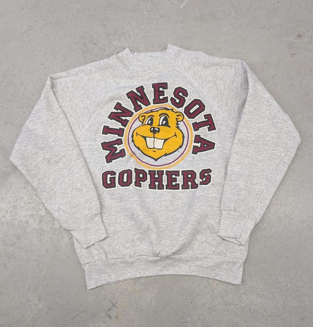 Vintage 90s Minnesota Gophers Reverse Weave Sweater - Etsy