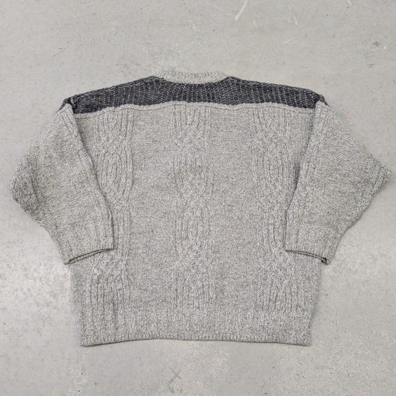 Vintage St Michael Mountain Skiing Texture Knit Sweat… - Gem