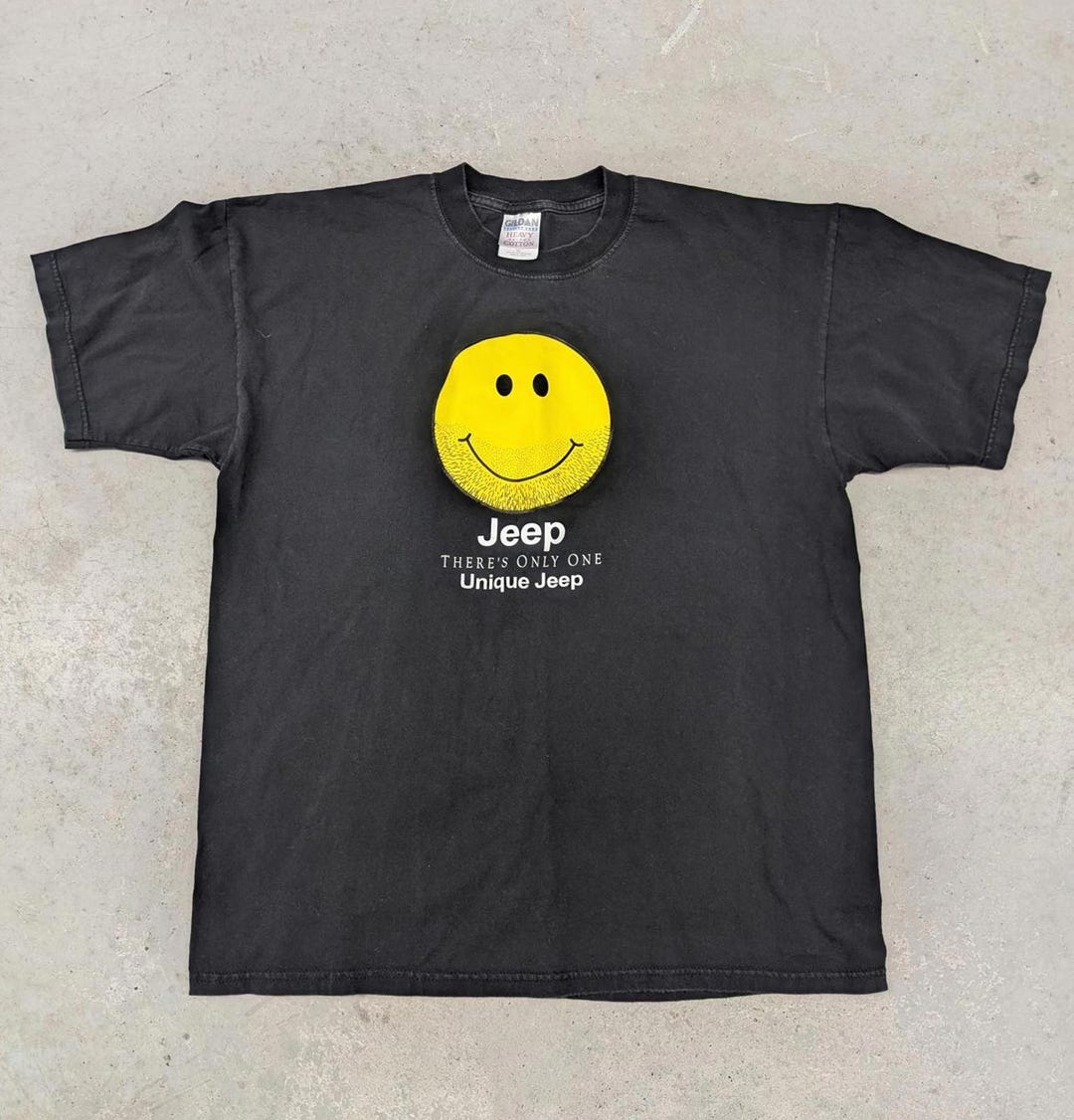 Vintage 90s There's Only One Jeep Smiley Face T-shirt - Etsy