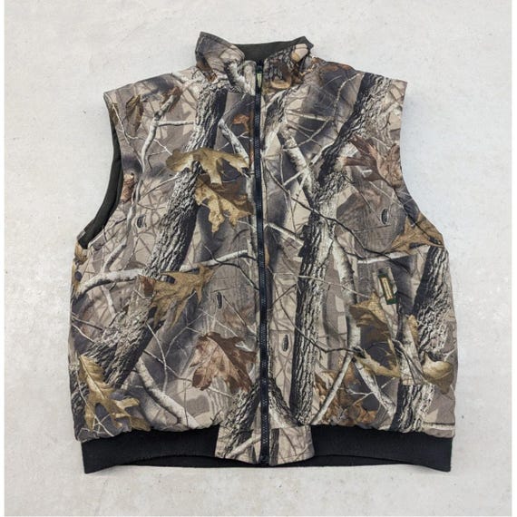 2000s Remington Mossy Oak Camo Reversible vest - Gem