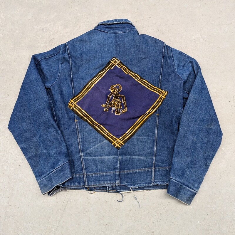 Patch Denim Jacket - Etsy