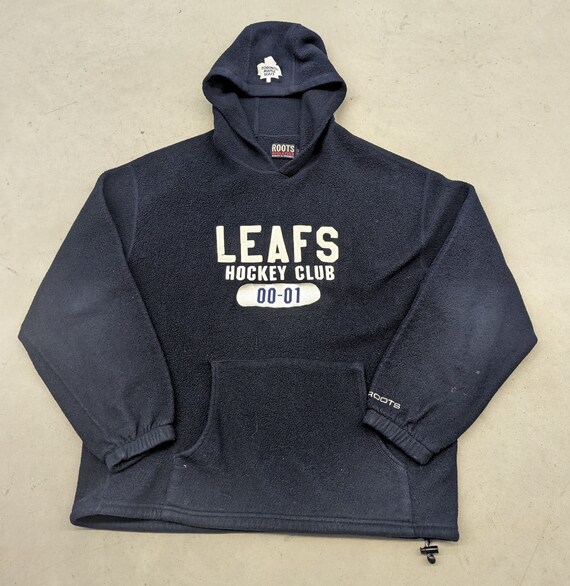 Rare Y2K Roots Athletics Toronto Maple Leafs fleece s… - Gem