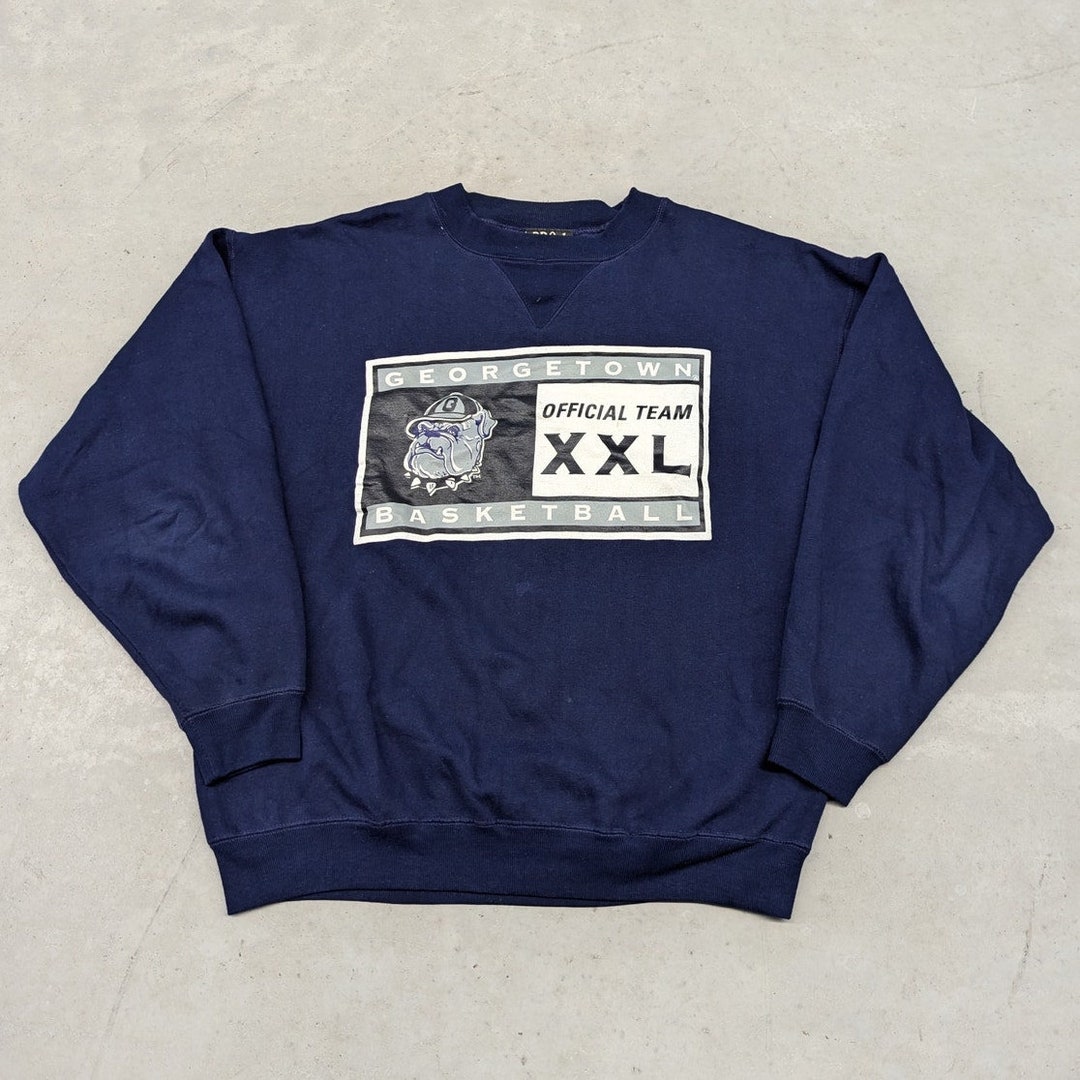Vintage Georgetown Basketball XXL Crew Neck Sweater - Etsy