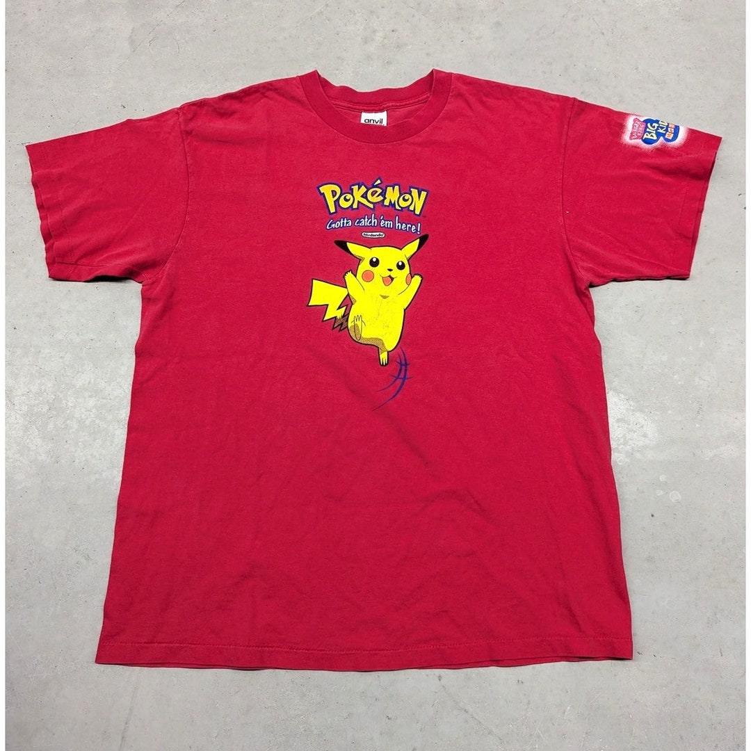 Vintage Pokemon Pikachu Burger King Big Kids Promo T-shirt - Etsy