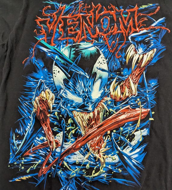 2000s Venom Marvel Mad Engine Symbiote t-shirt - Gem