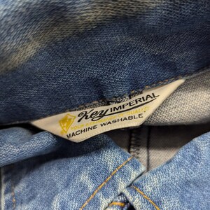 Vintage 70s Key Denim Jacket With Back Patch - Etsy