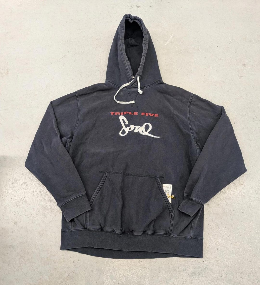 Y2K Triple Five Soul NYC Faded Back Hoodie - Etsy