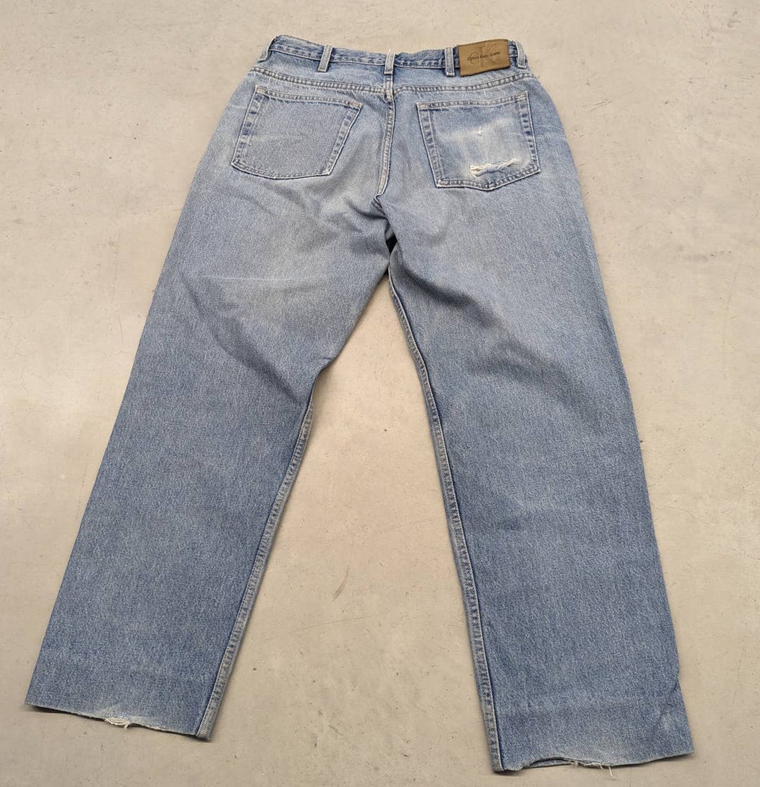 Vintage Calvin Klein Light Blue Denim Jeans Made in Canada - Etsy