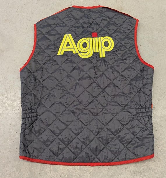 Vintage Agip Gas Station Ferrari Formula 1 Jacket & V… - Gem