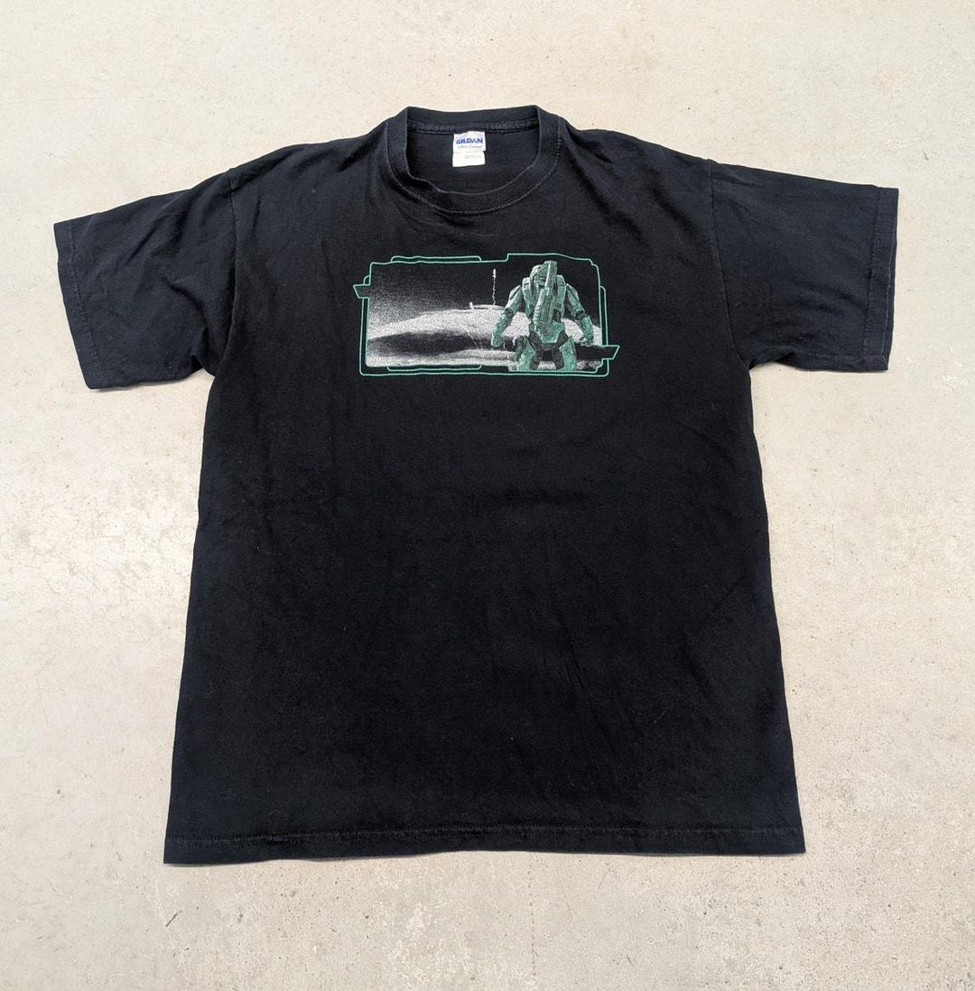 Halo 3 Starry Night Master Chief Promo Xbox Promo T-shirt - Etsy