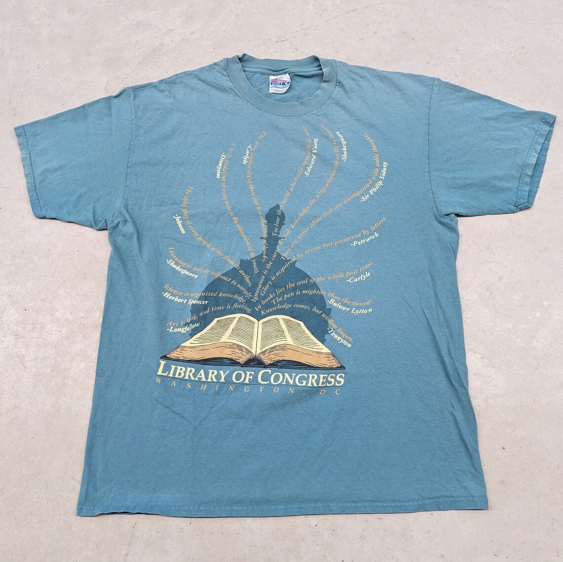 Y2K Library of Congress Washington DC T-shirt - Etsy