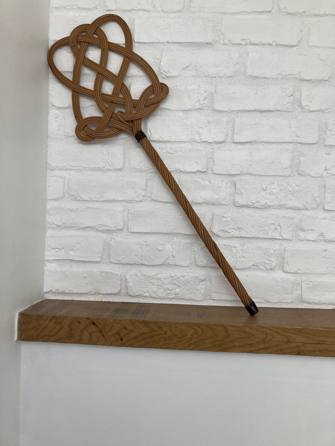 Antique Rattan Wicker Rattan Carpet Beater Wiker Carpet French Beaters ...