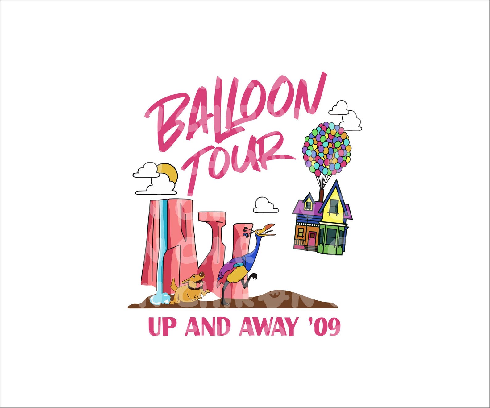 Up Balloon Tour Png, up Png, Adventure Awaits Paradise Falls Png, Carl ...