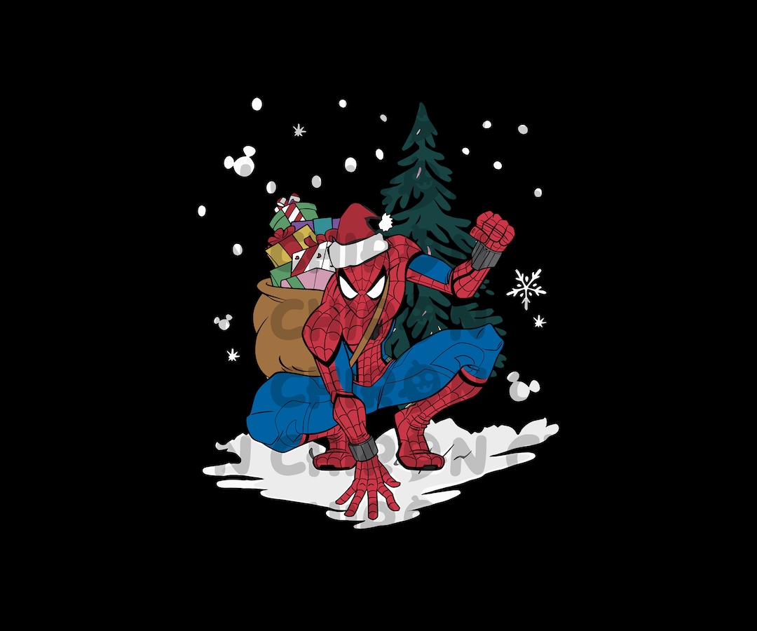 Spiderman Christmas Png, Spiderman Svg, the Amazing Spiderman Christmas ...