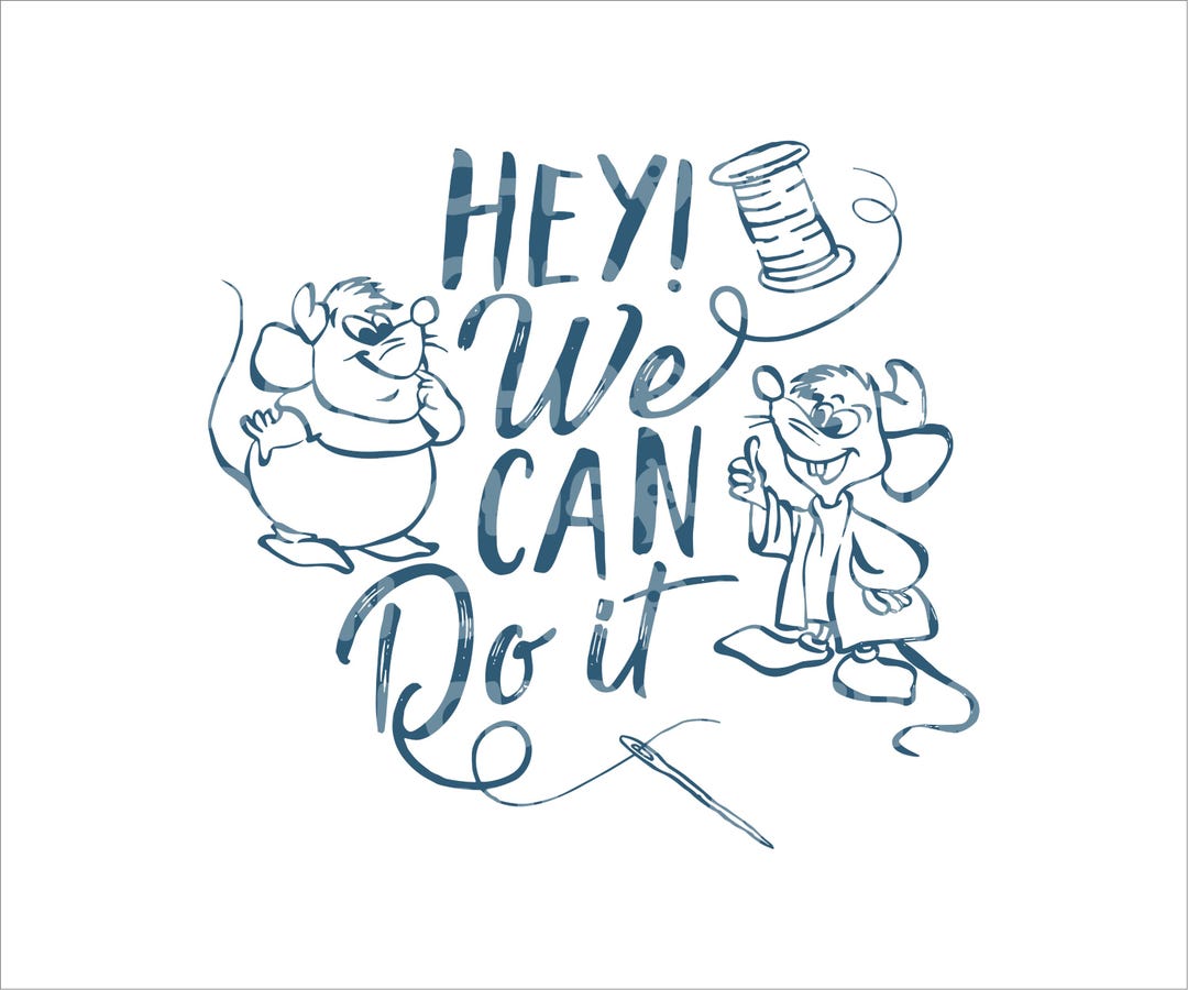 Gus Gus Mouse Png Svg, Hey We Can Do It Gus SVG, Gus Svg, Princess Svg ...