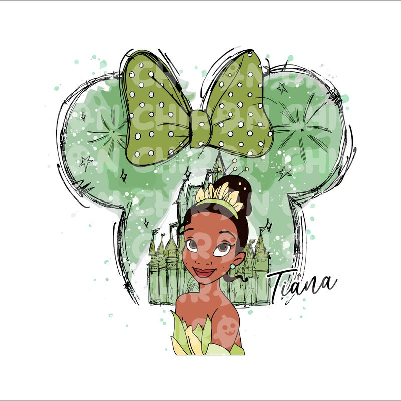 Princess Tiana Print File - Etsy