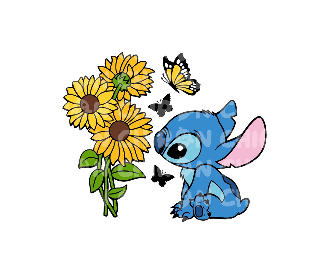 Stitch Svg, Stitch Png, Stitch Spring Png, Retro Stitch Png, Floral ...