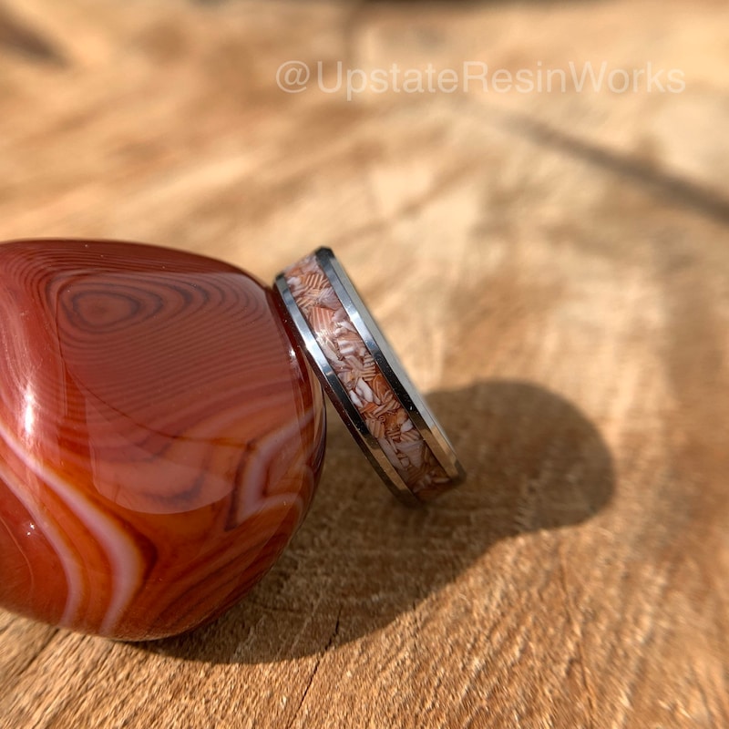 Banded Agate Ring - Etsy