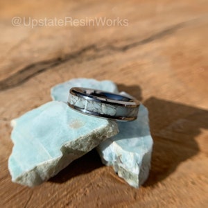 Real Larimar Ring, Larimar Band, Larimar for Him, Larimar for Her, Vow ...