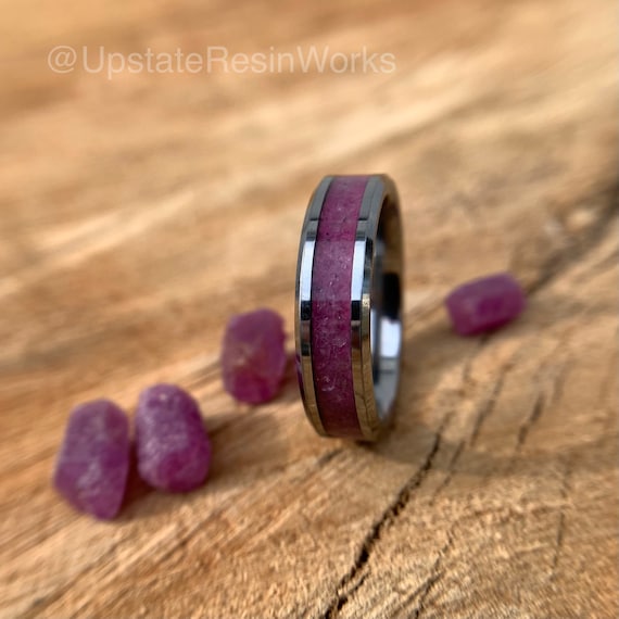 Mens pink sapphire ring store