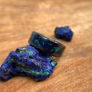 Azurite and Malachite Ring, Azurite Ring, Malachite Ring, Azurite and ...