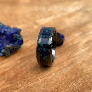 Azurite and Malachite Ring, Azurite Ring, Malachite Ring, Azurite and ...