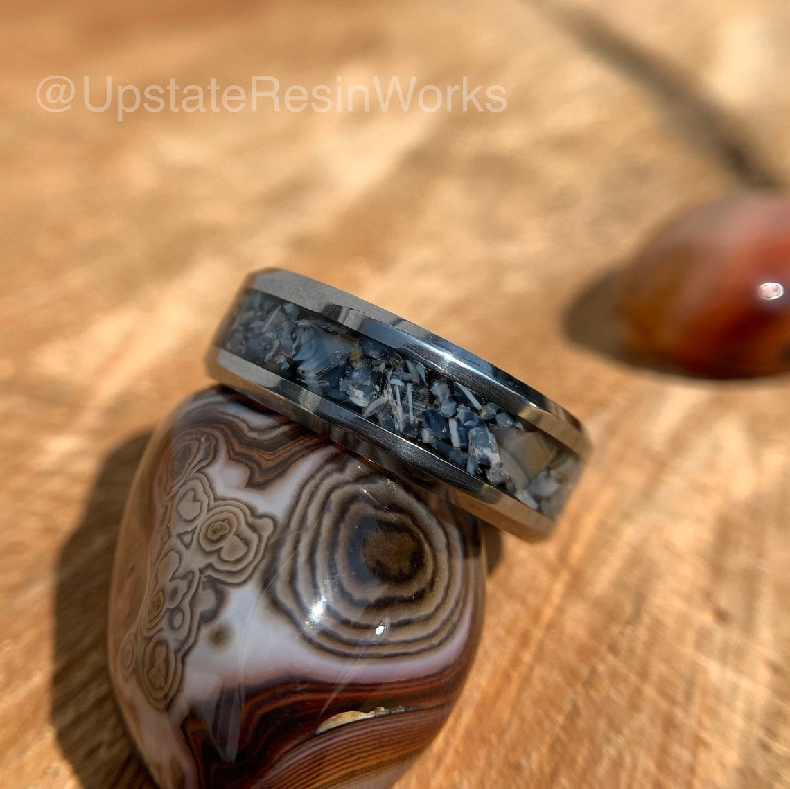 Genuine Sardonyx Ring Sardonyx Band Sardonyx Gemstone Ring - Etsy