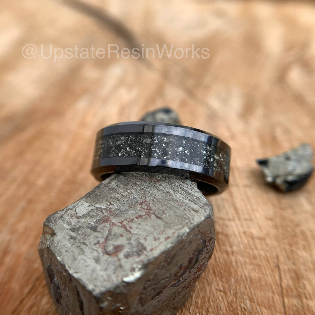 Pyrite Ring, Pyrite Band, Pyrite Gemstone Ring, Gemstone Rings, Mens ...